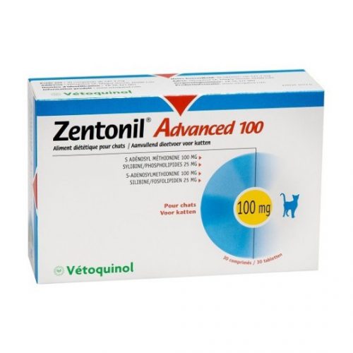ZENTONIL ADVANCED 100MG Chien et Chat Vétoquinol - Vétorino