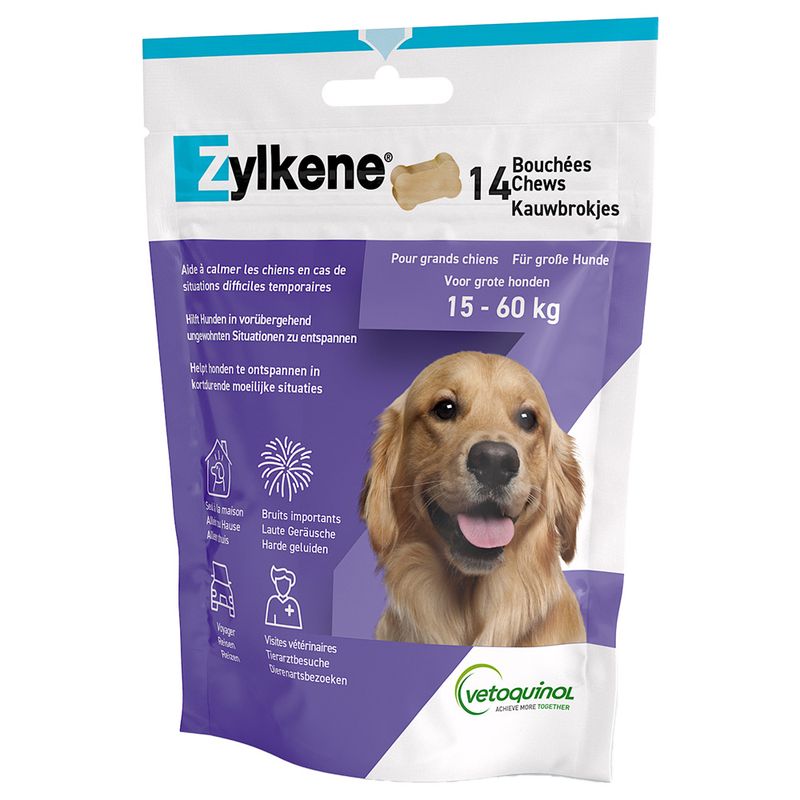 Zylkene Zylkene Chews 450mg – chien 15-60kg Vétoquinol - Vétorino