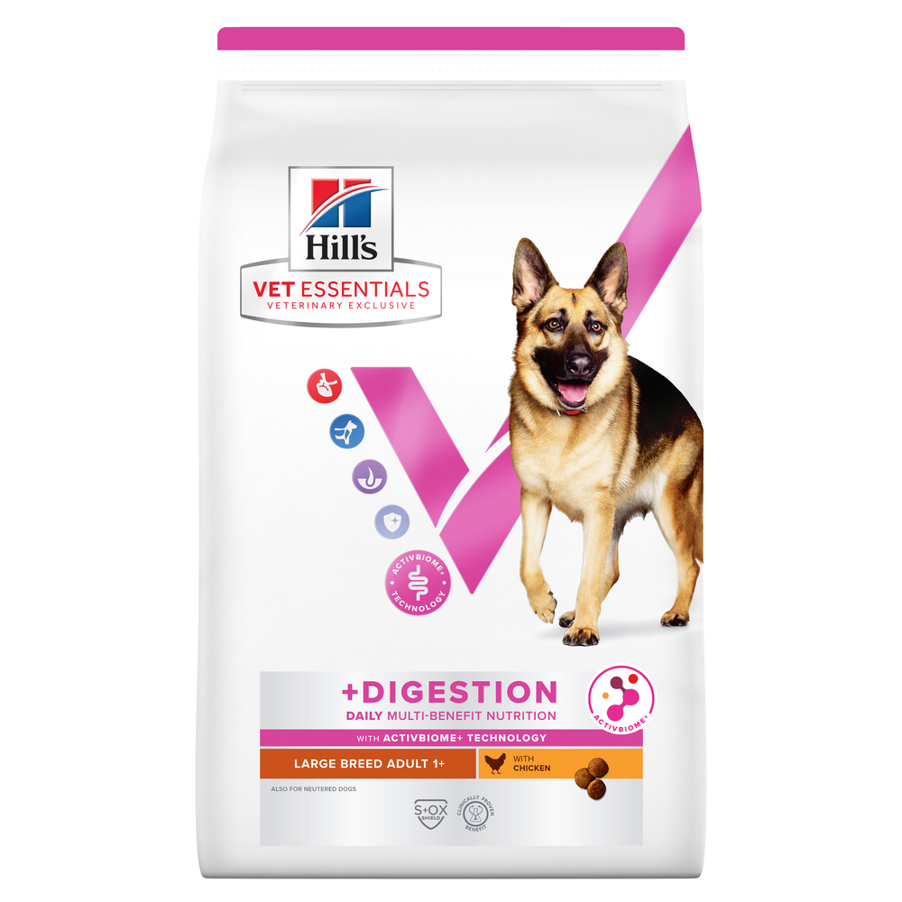 Vetessentials (Hill's) Chien Multi-Benefit + Digestion Adult1+ Large ...