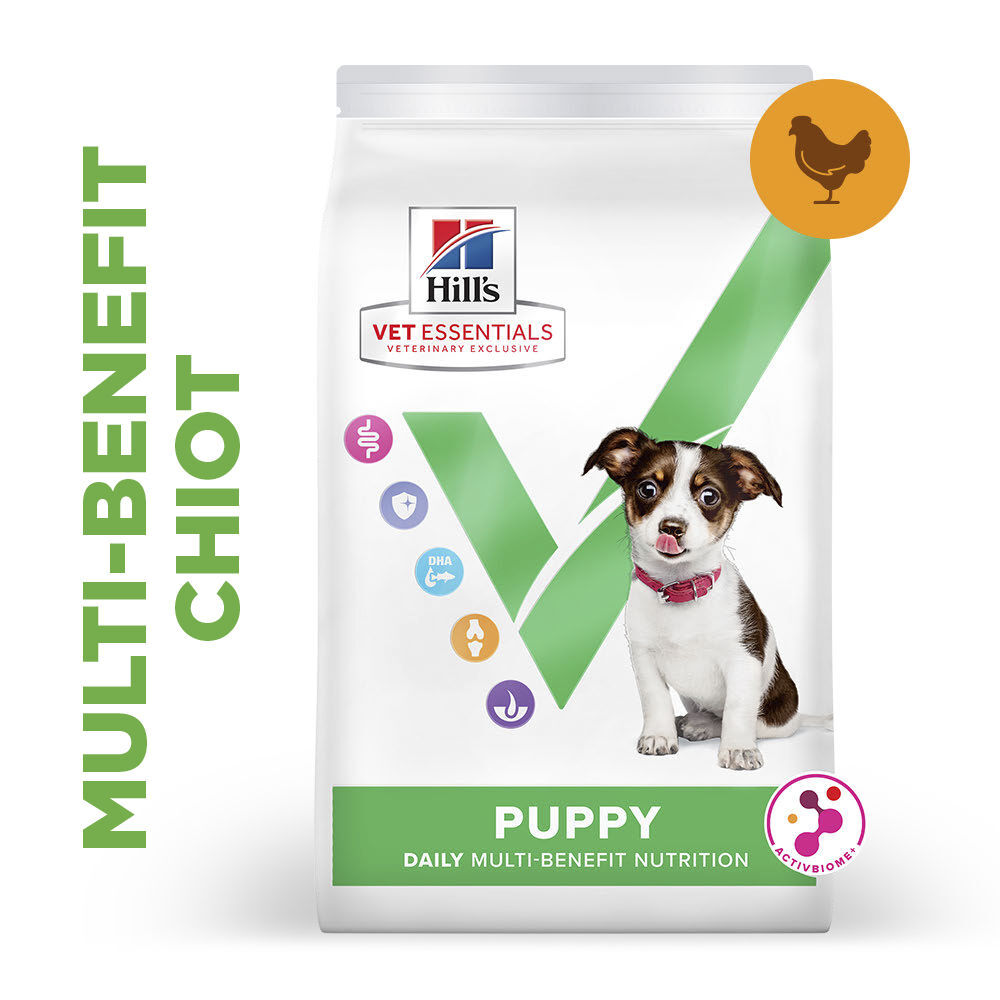 Vetessentials (Hill's) Chien Multi-Benefit Puppy Medium Poulet Hill's ...
