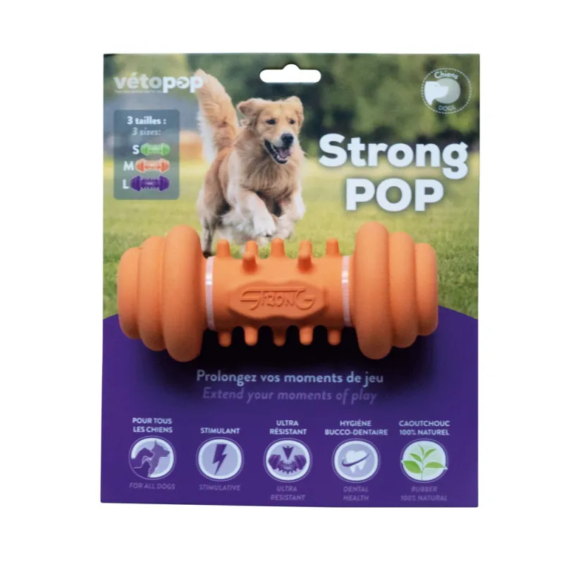 Jouet Strong Pop - chien Vétopop - Vétorino