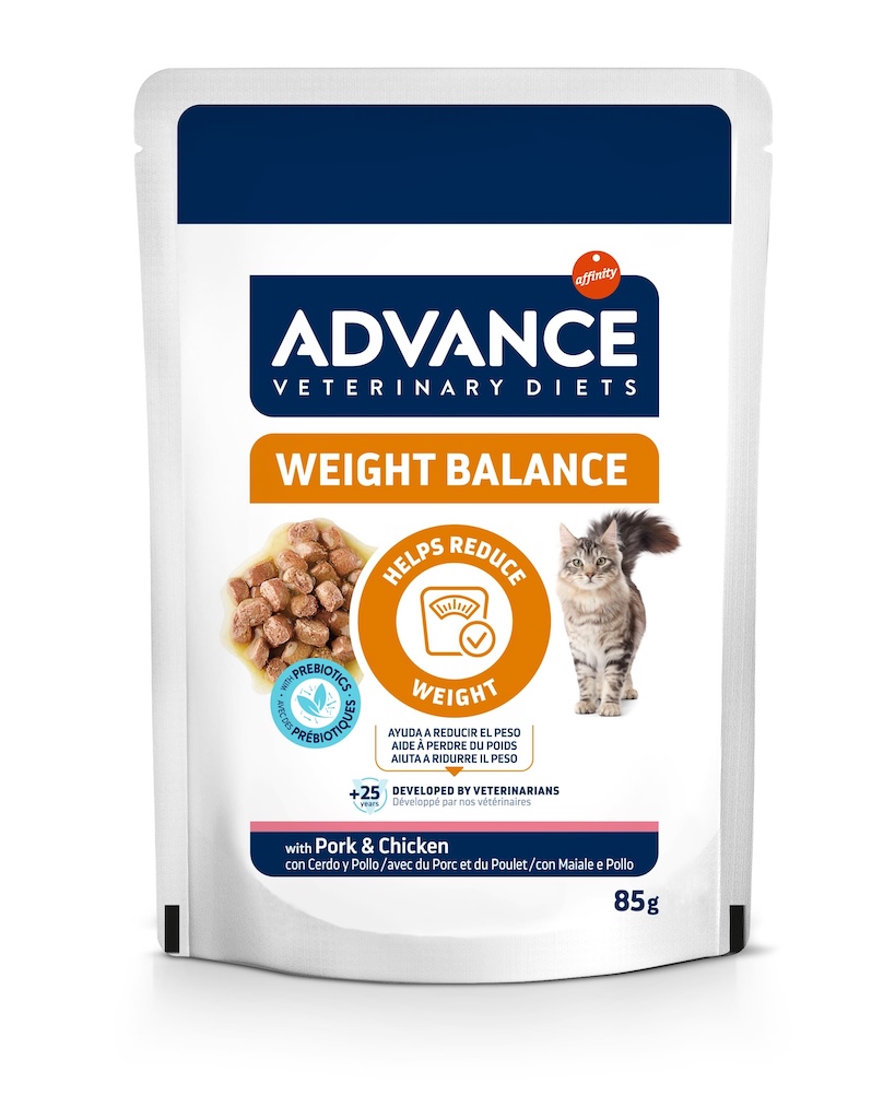 Chat Weight Balance - sachets Advance - Vétorino