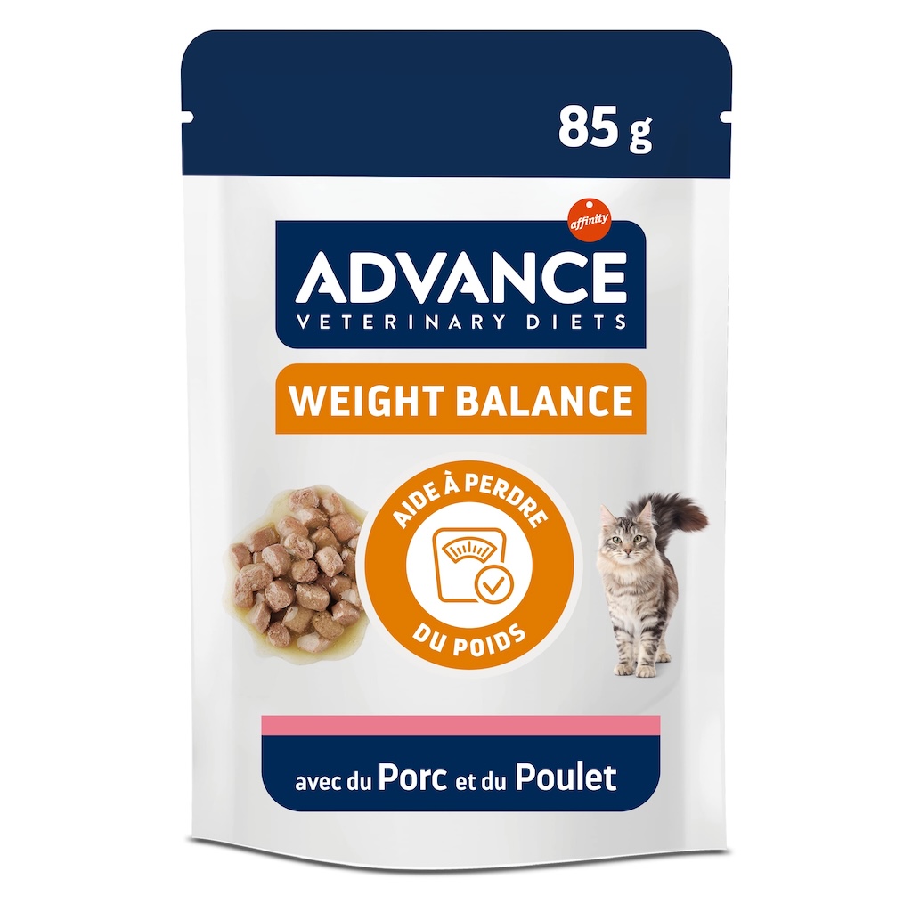 Chat Weight Balance - sachets Advance - Vétorino