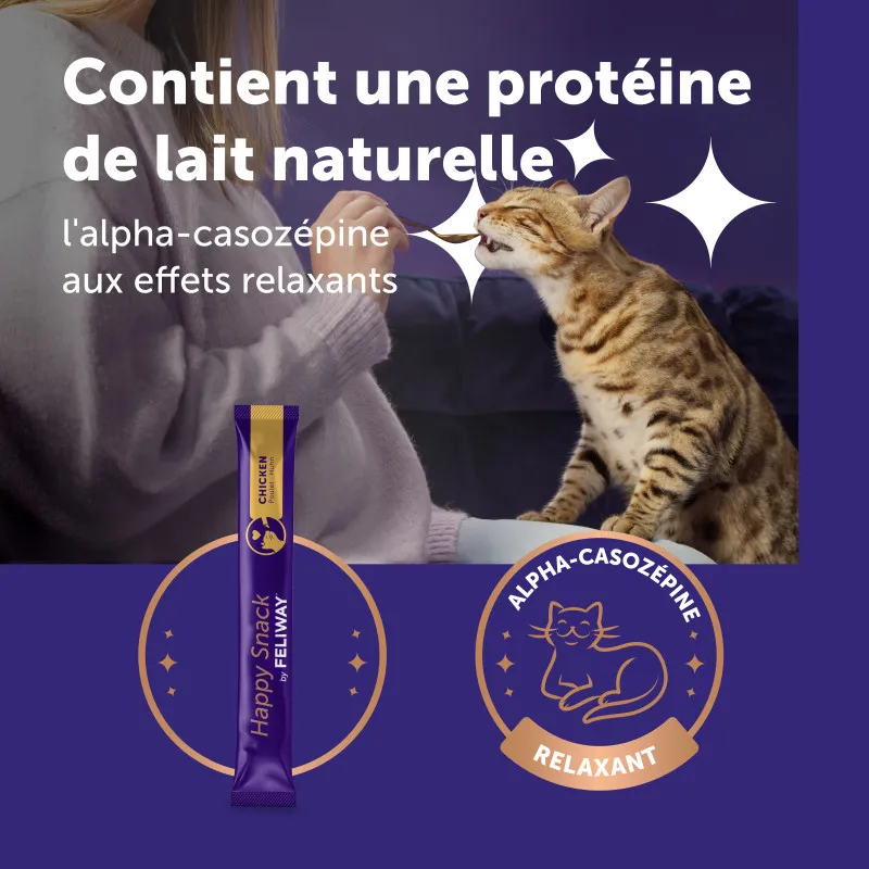 Feliway Happy Snack Feliway Poulet - chat Ceva - Vétorino